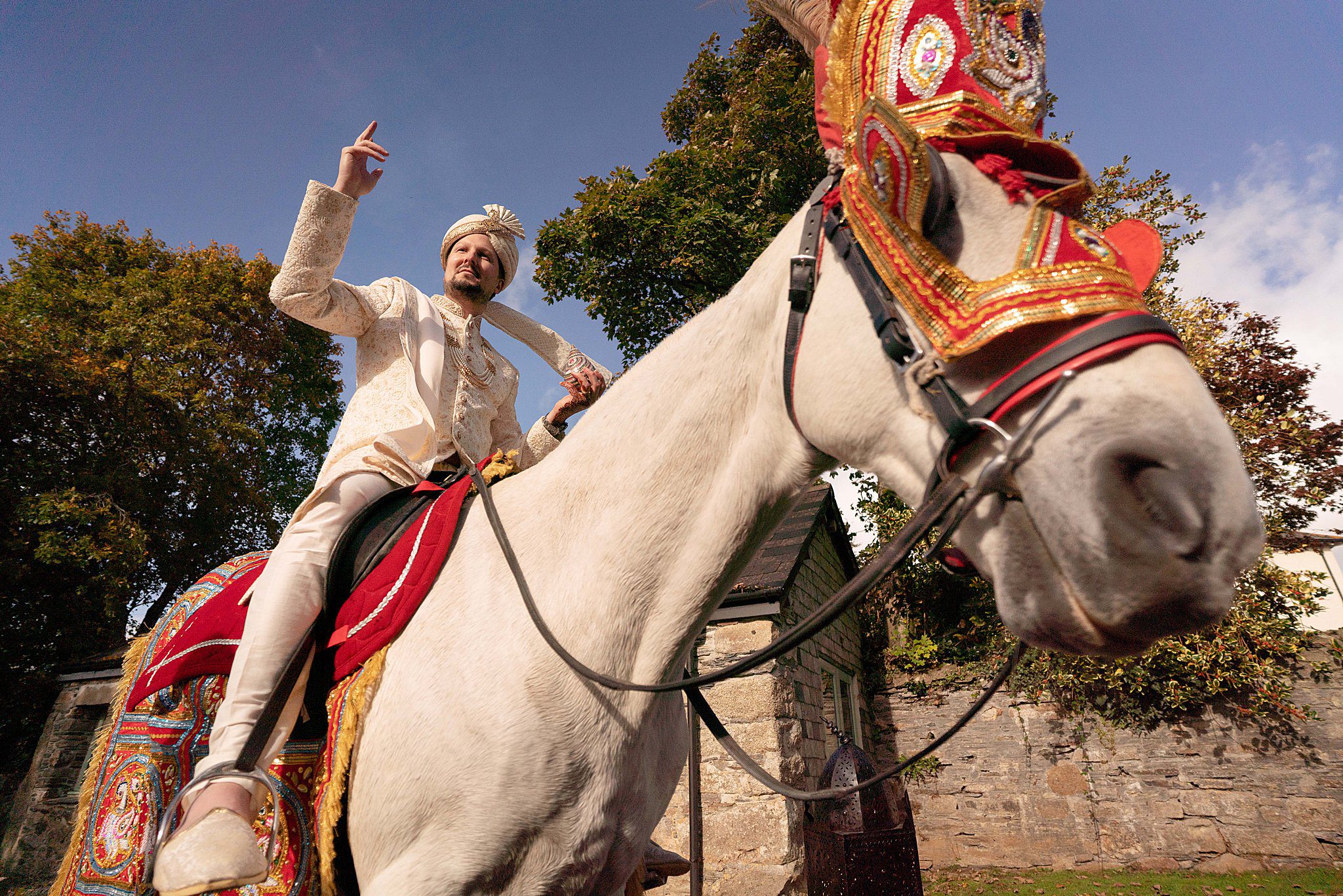 sam-horse - The Green Cornwall Barn Wedding Venue